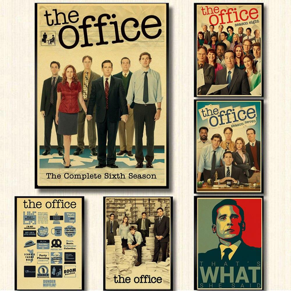 The Office Vintage Poster Retro American Drama Kraft Paper Wall Decor ...