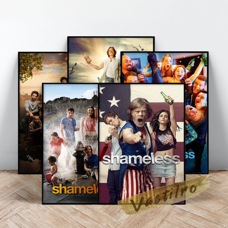 Shameless Tv Series Poster Star Character Prints For Living Room Decor ...