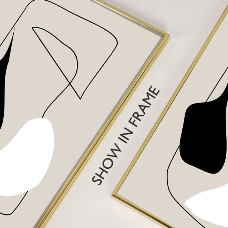 Minimalist Abstract Canvas Art Poster For Living Room Home Decor ...