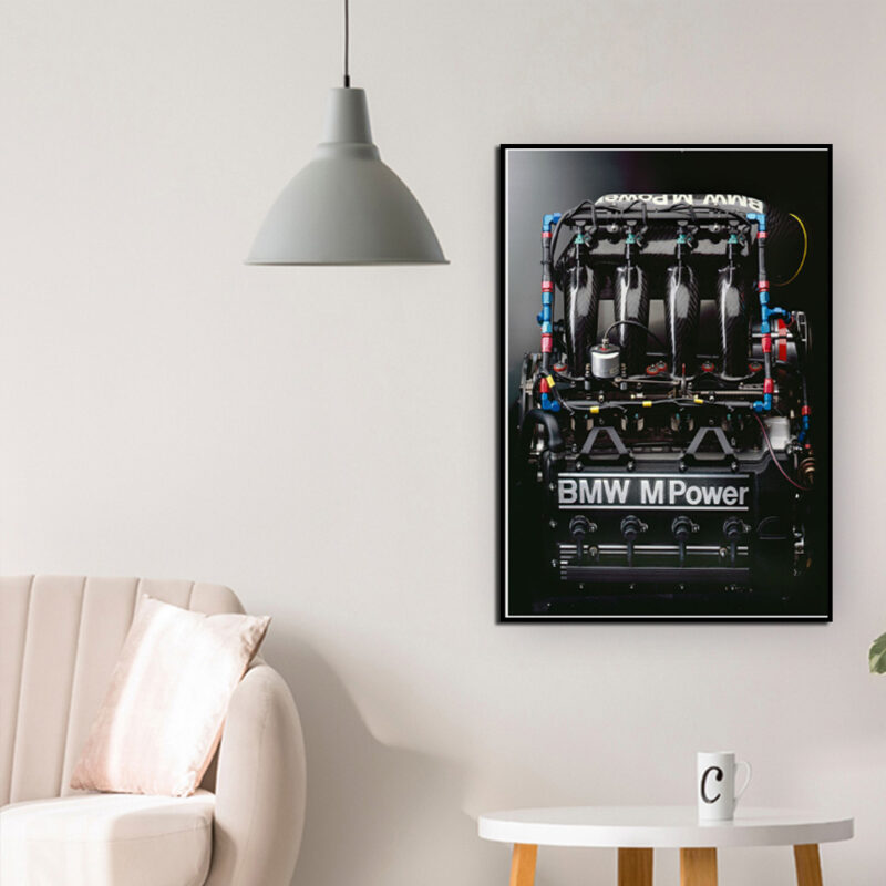 Bmw M3 E30 Super Car Retro Hd Canvas Print Wall Art Decor OutletTrends ...