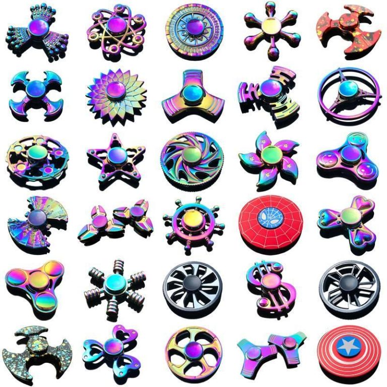 Antistress Alloy Metal Fidget Spinner Toy For Adults And Children R188 ...