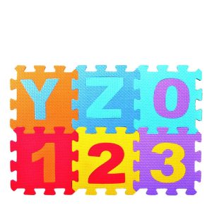 36pcs Alphabet Number Eva Foam Puzzle Play Mat For Children ...