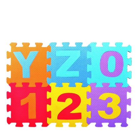 36pcs Alphabet Number Eva Foam Puzzle Play Mat For Children ...