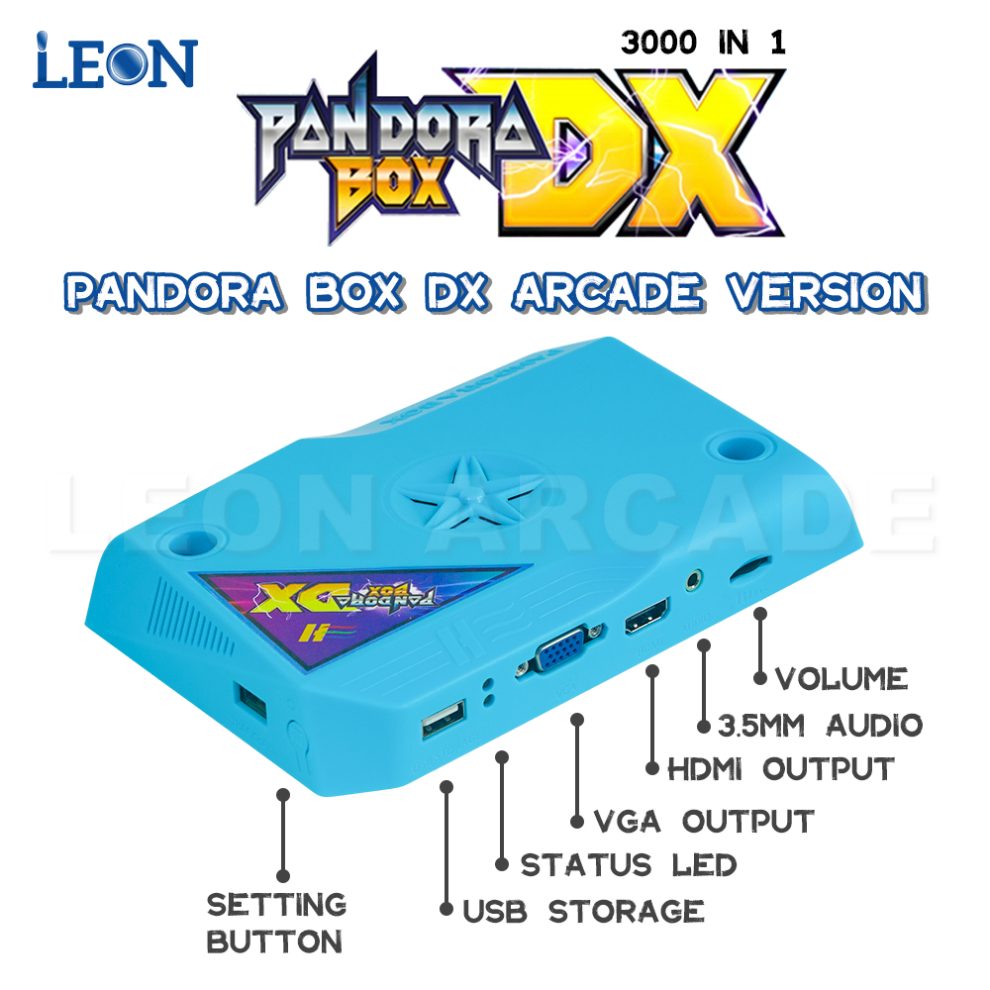 Pandora Dx Arcade Box 3000 Games In 1 Save Function Nintendo 64 ...