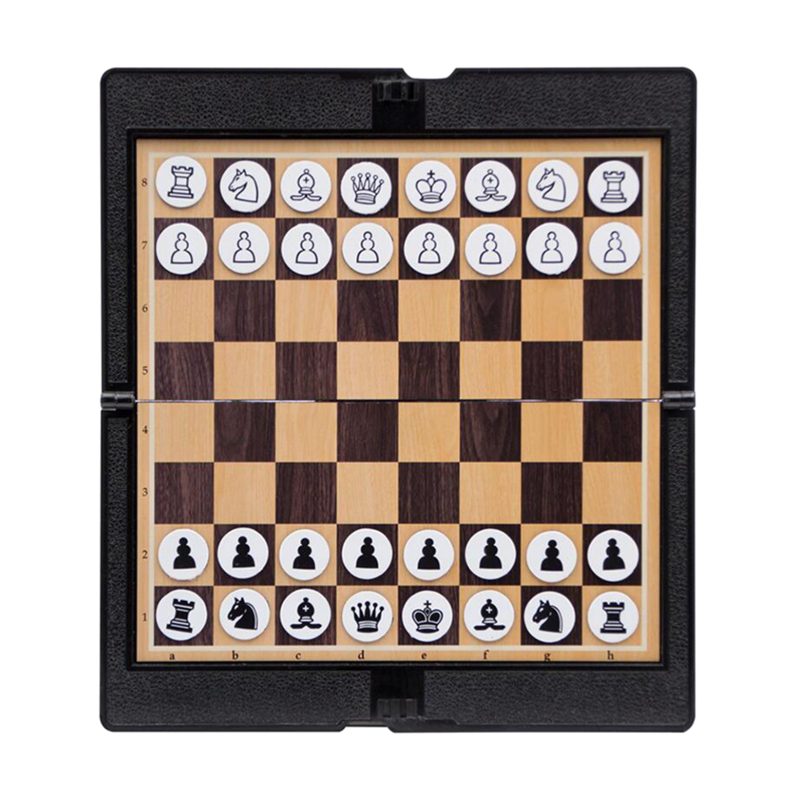 Magnetic Mini Travel Chess Set Portable Foldable Pocket Board Game ...