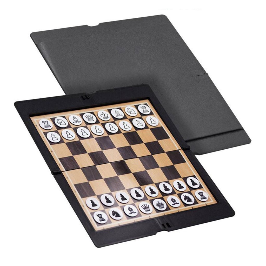 Magnetic Mini Travel Chess Set Portable Foldable Pocket Board Game ...