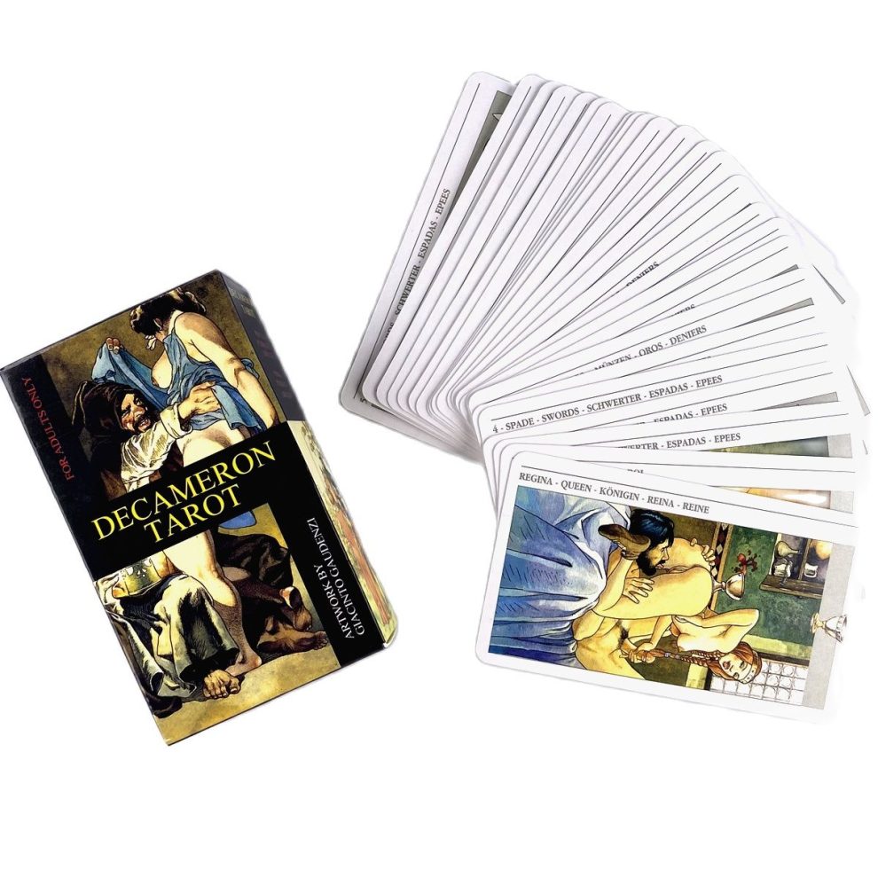 78card Decameron Tarot Deck With Pdf Guidebook For Fortunetelling Oracle Readings OutletTrends ...