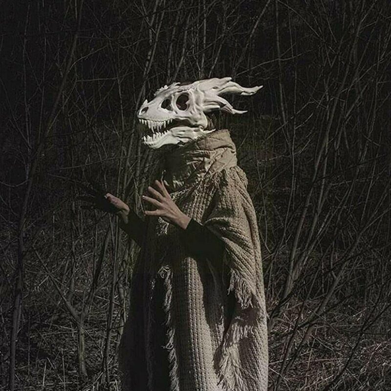 Dino Dragon Mask With Movable Jaw For Halloween Cosplay Party Decor ...