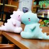 Kids Dinosaur Plush Toy Ultra Soft Huggable Stuffed Dino Pinkblue ...