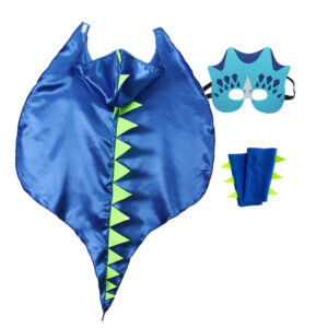 Kids Dinosaur Cape Costume For Halloween Birthday Party Pretend Play ...