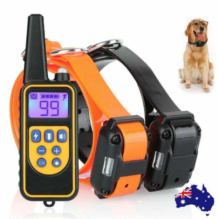 Rechargeable Ip6x Waterproof Dog Training Collar With Shock Vibration ...