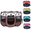 Portable Octagonal Outdoor Pet Playpen Folding Dog Kennel Cat Tent ...