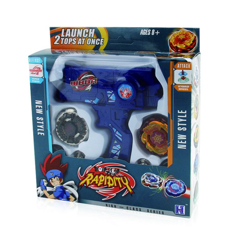 Beyblade Metal Fusion Burst Set With Dual Spinners Launchers Toy ...