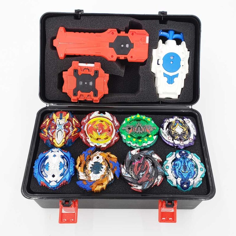 Beyblade Metal Fusion Burst Set With Dual Spinners Launchers Toy ...