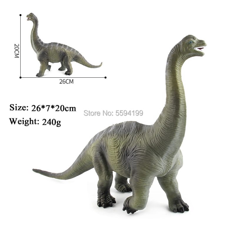 Large Dinosaur Action Figures Plastic Brachiosaurus Plesiosaur Models ...