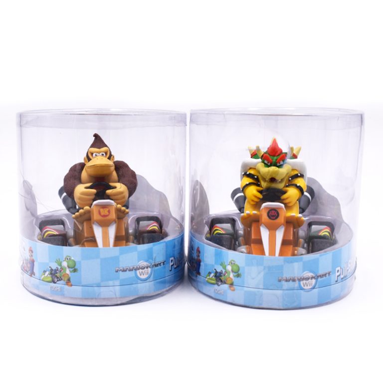 Super Mario Bros Pull Back Car Toy Set Luigi Donkey Kong Bowser ...