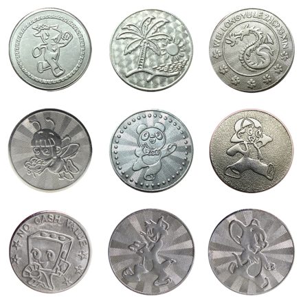 100pcs Stainless Steel Arcade Gaming Tokens For Mame Amusement Machines ...