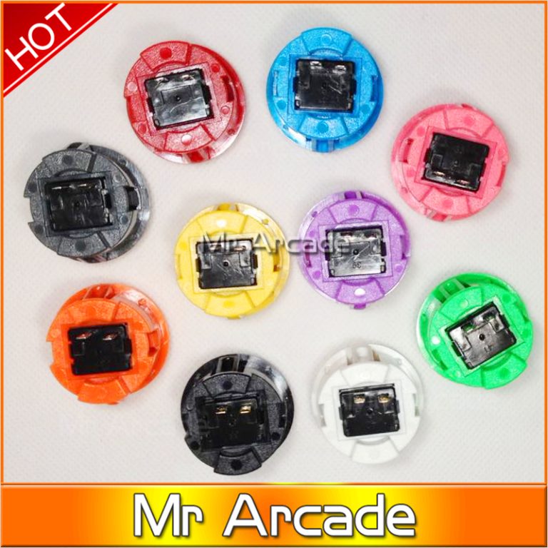 2pack Durable Arcade Game Machine Push Buttons Jamma Sanwa Type OutletTrends.com Free Shipping ...