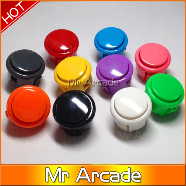 2pack Durable Arcade Game Machine Push Buttons Jamma Sanwa Type OutletTrends.com Free Shipping ...