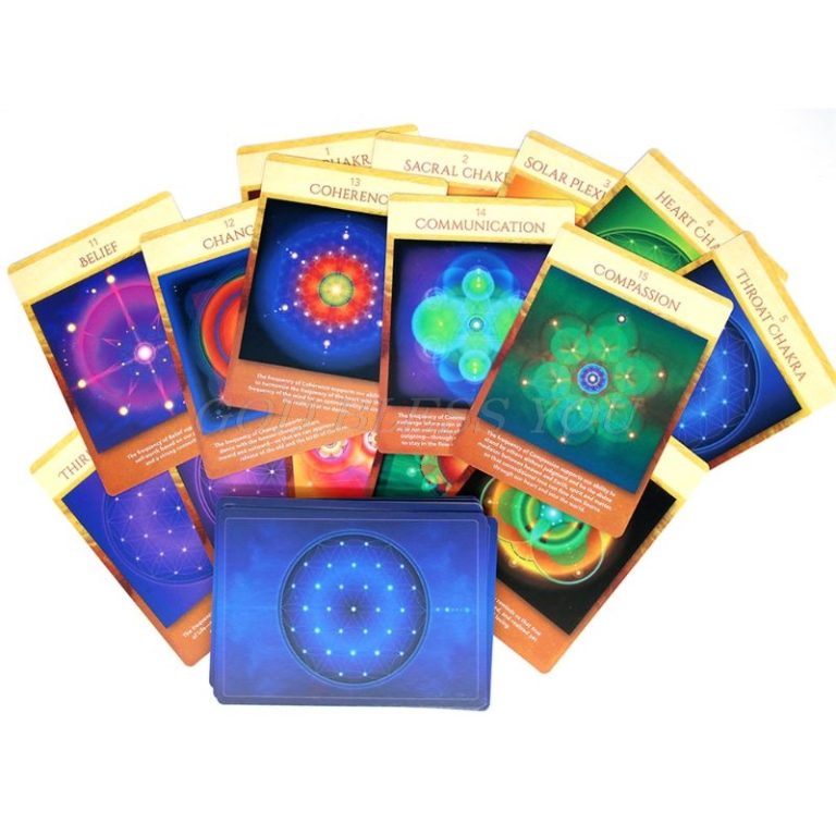 Sacred Geometry Oracle Tarot Deck Divination Board Game For Family Fun ...