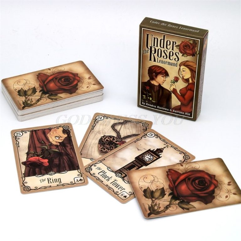 Under The Roses Lenormand Tarot 39card Oracle Divination Board Game ...