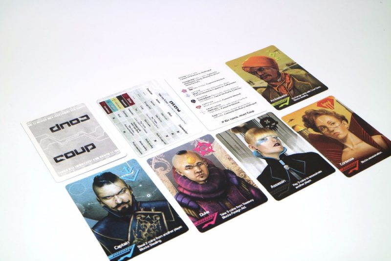 Coup Board Game English Version With Basic Expansion Cards For Parties ...