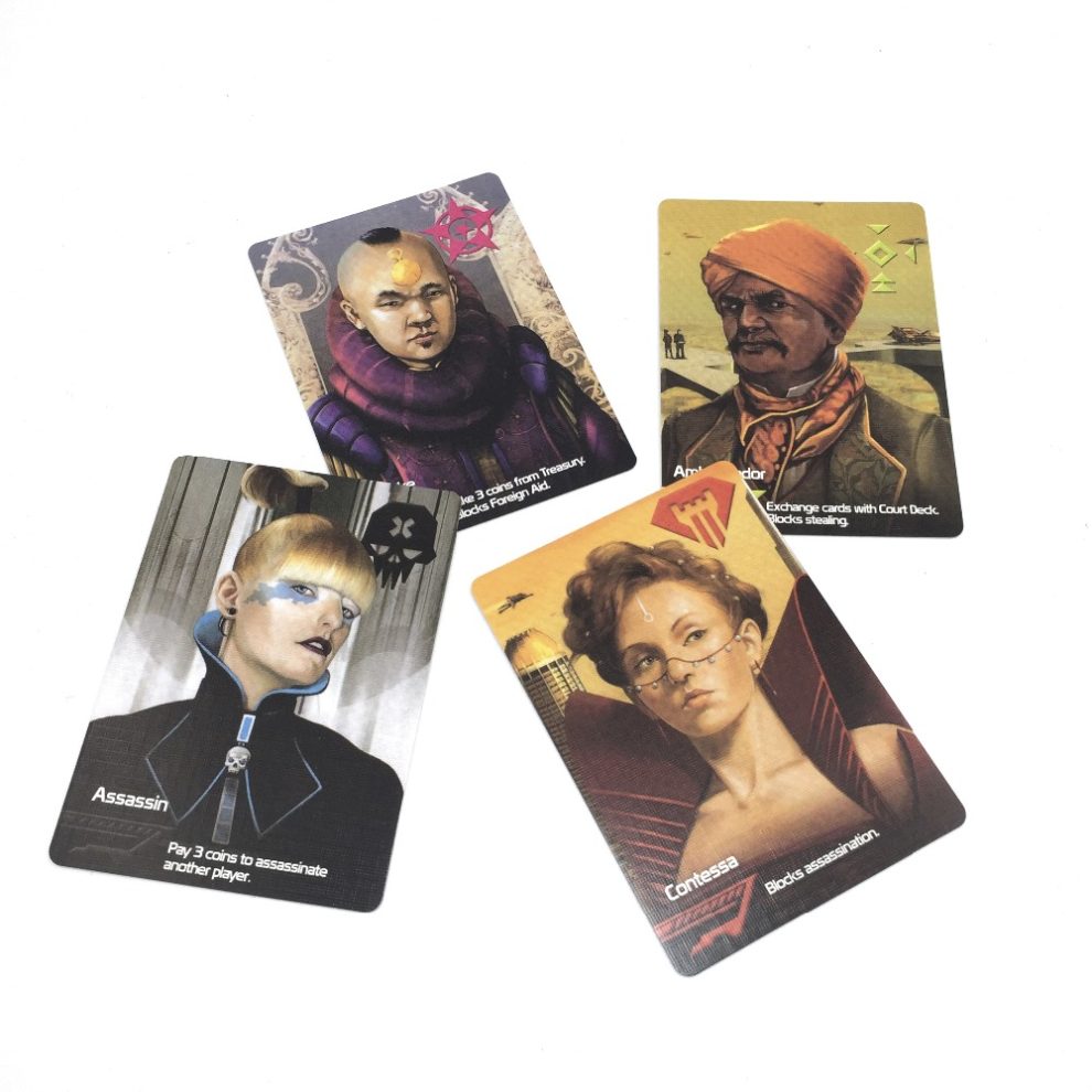 Coup Board Game English Version With Basic Expansion Cards For Parties ...