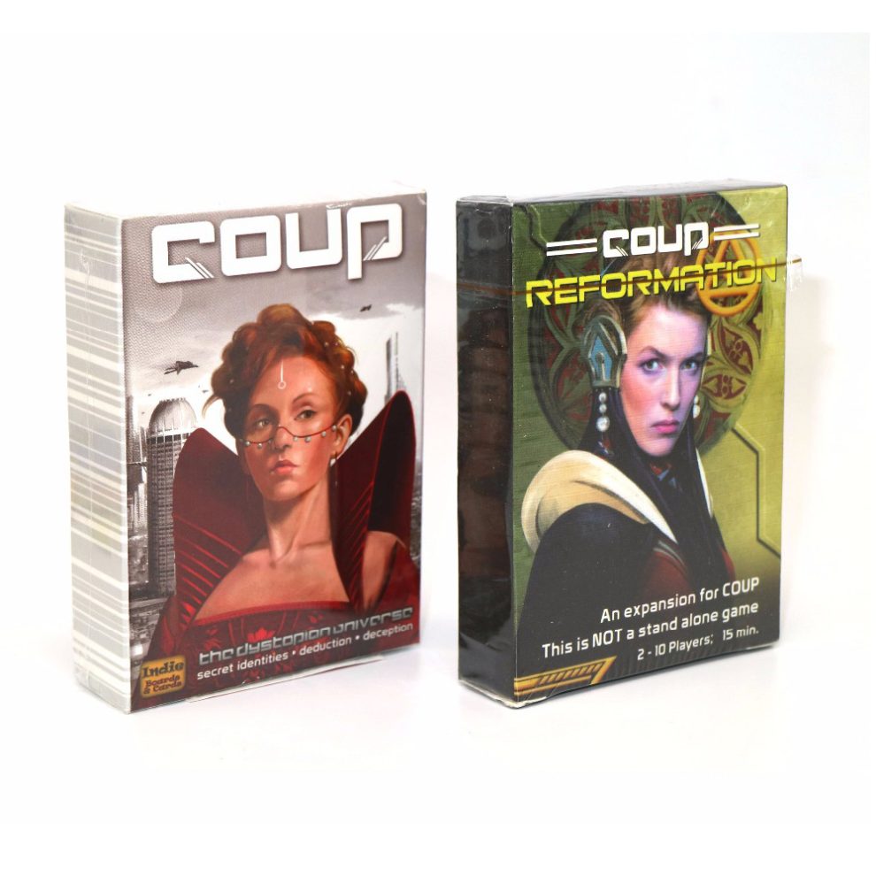 Coup Board Game English Version With Basic Expansion Cards For Parties ...