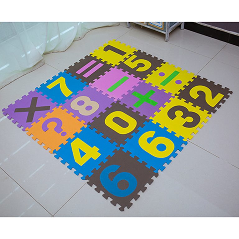 Alphabet And Numbers Baby Play Mat 30x30cm Foam Puzzle Crawling Mat ...