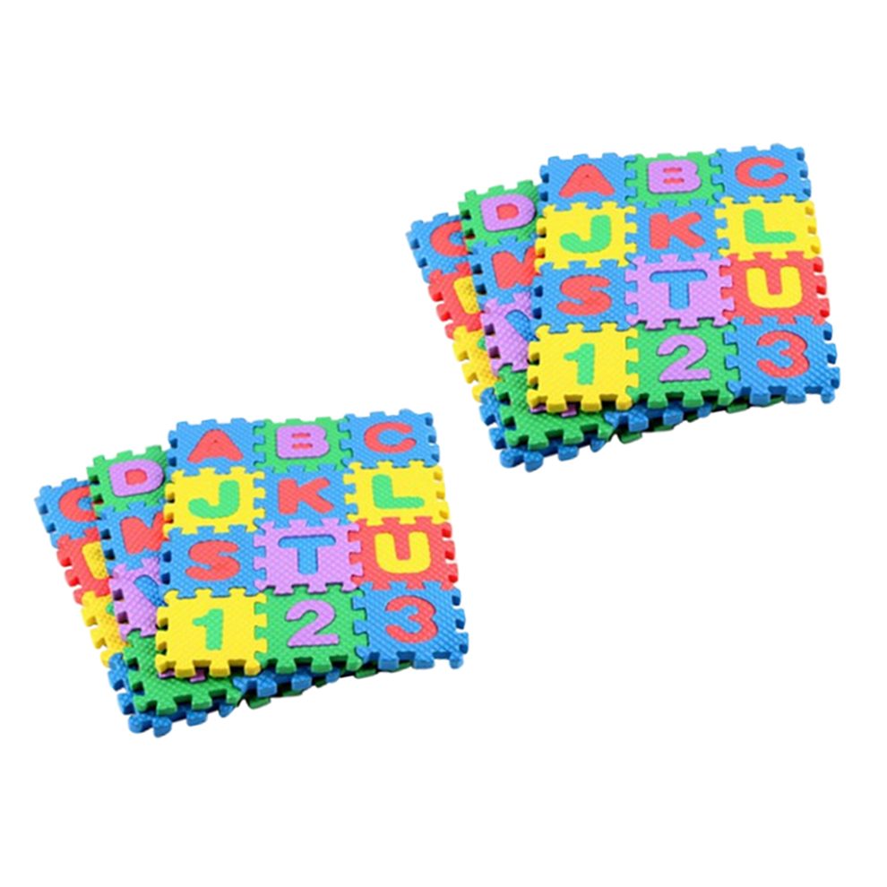 Kids Learning Play Mat 72piece Eva Alphabet Number Puzzle OutletTrends ...
