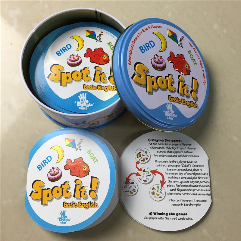 Spot Card Game With Metal Box Enjoy It For Family As Best Gift Kids ...