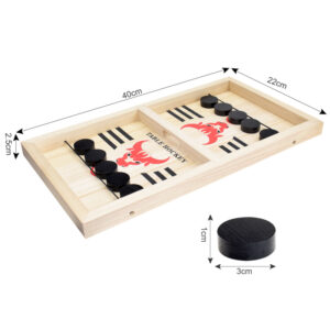 Interactive Catapult Chess Foosball Table Fast Sling Puck Game For Kids ...