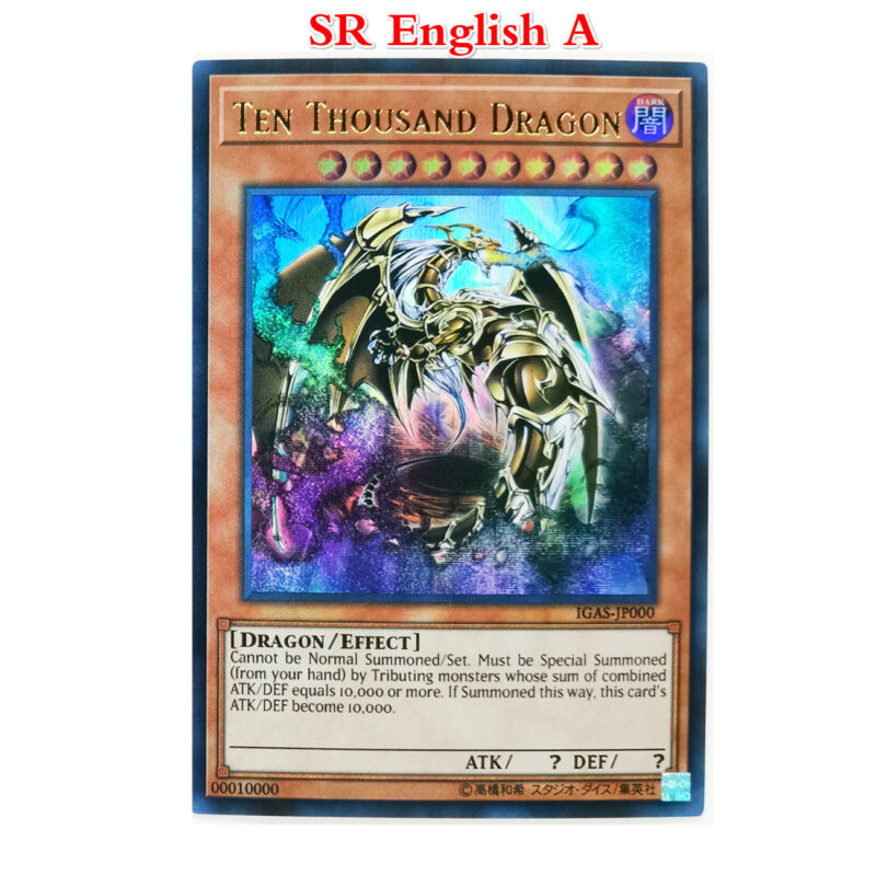 Yu Gi Oh Ten Thousand Dragon Anime Game Cards Collectibles Hobby Set ...