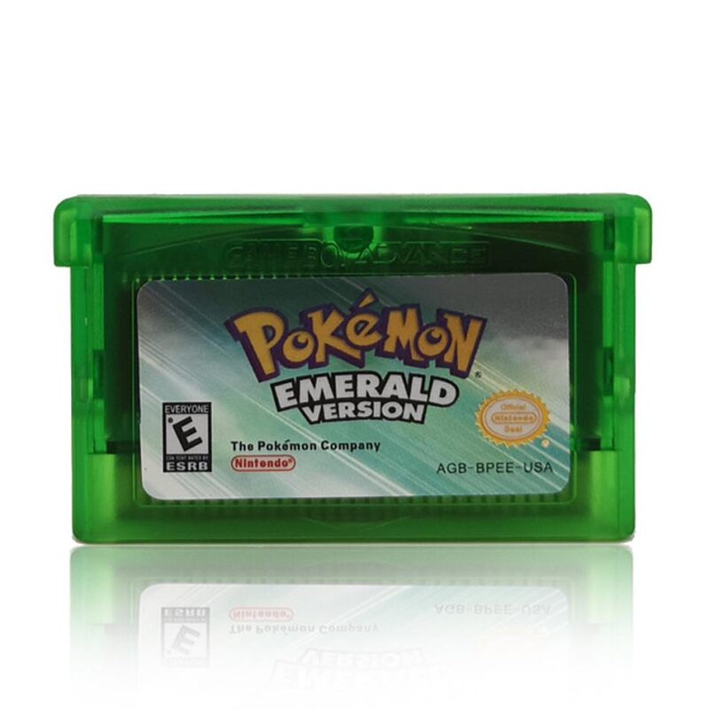 Pokemon Series Game Cartridge Emerald Sapphire Ruby Leaf Green Fire Red ...
