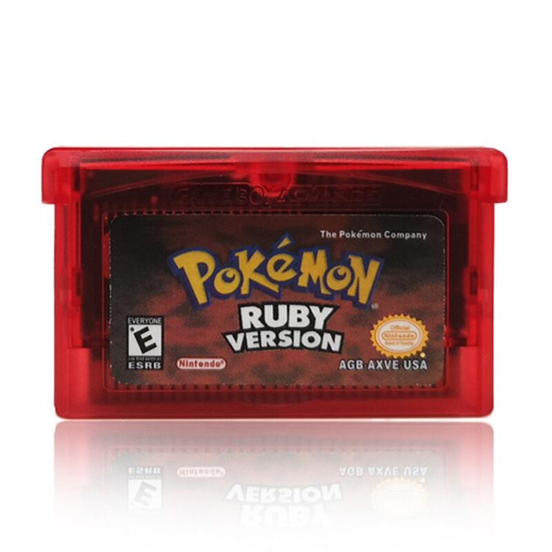 Pokemon Gba Game Cartridge Emerald Firered Leafgreen Ruby Sapphire Usa ...