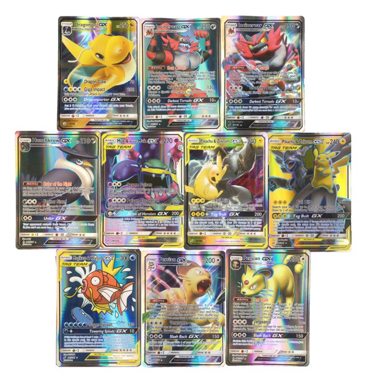 Pokemon Tag Team Gx Ex Mega English Card Set Pikachu Edition ...