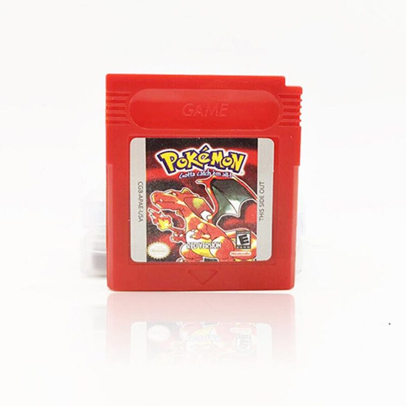 Pokemon 16bit Cartridge Console Game Series Blue Green Yellow Red ...