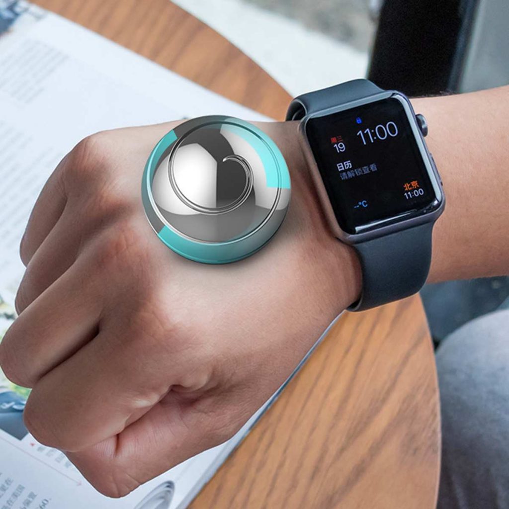 Stress Relief Metal Spinning Top Rotating Sphere Desk Fidget Toy ...