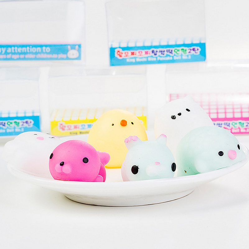 Squishy Mini Animal Stress Relief Toy Soft Squeeze Antistress Mochi ...