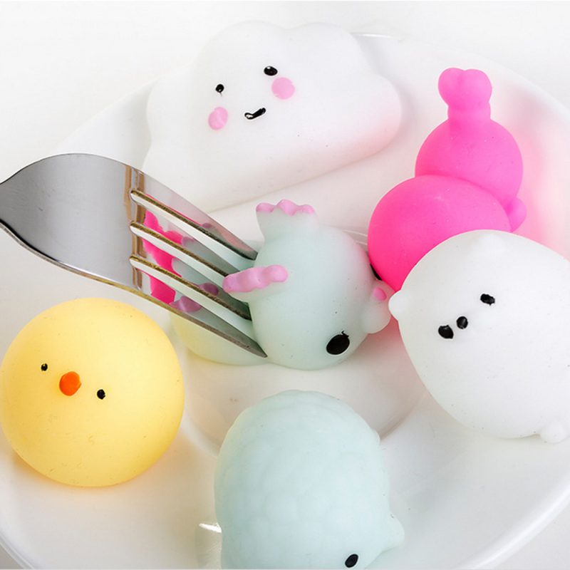 Squishy Mini Animal Stress Relief Toy Soft Squeeze Antistress Mochi ...