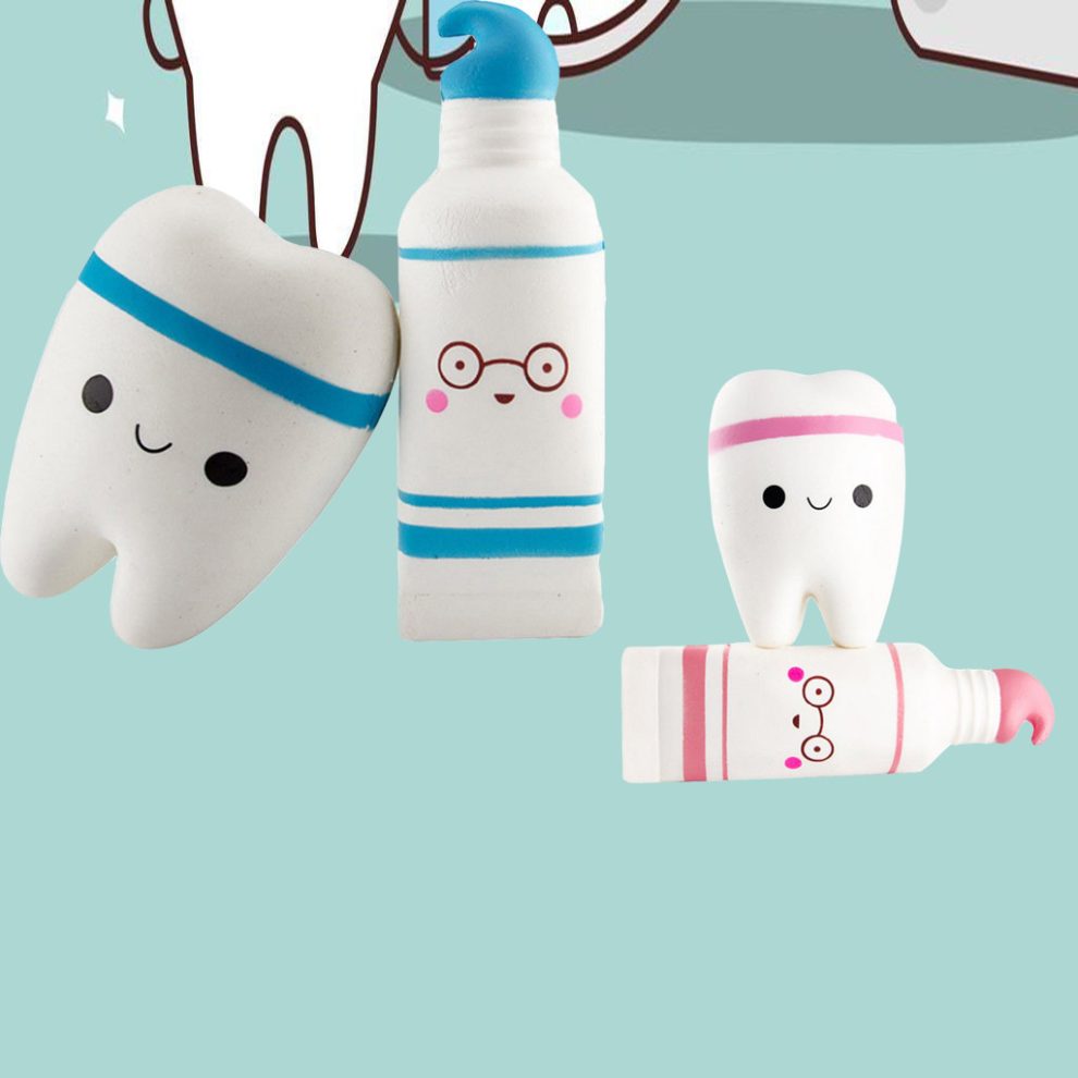 Scented Toothpaste Tooth Squishies Slow Rising Stress Relief Toy ...