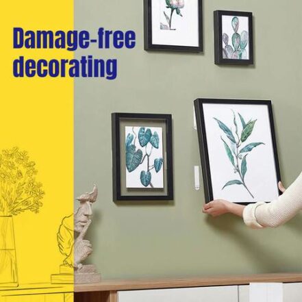 Damagefree Removable Adhesive Poster Hanging Strips For Wall Decor ...