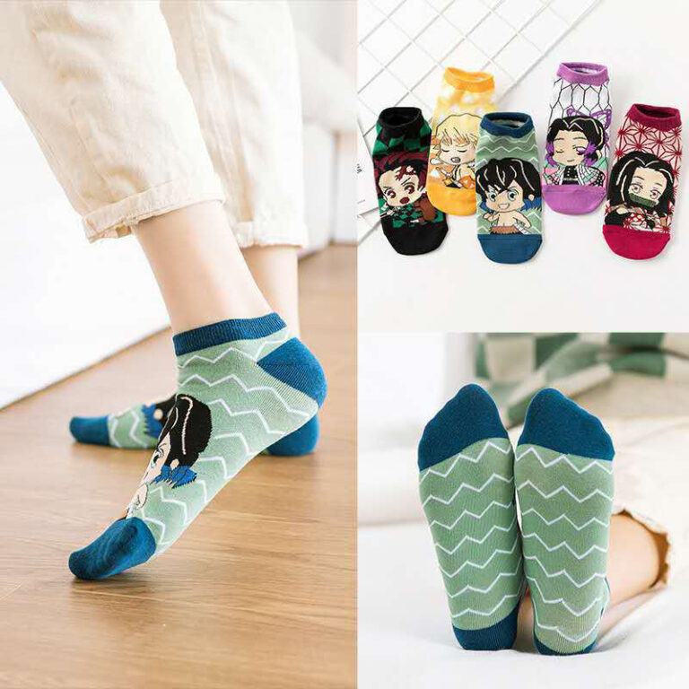 Demon Slayer Anime Cotton Socks Tanjirou Nezuko Design Kids ...
