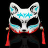 Handpainted Anime Fox Mask Demon Slayer Cosplay Masquerade Party Props ...