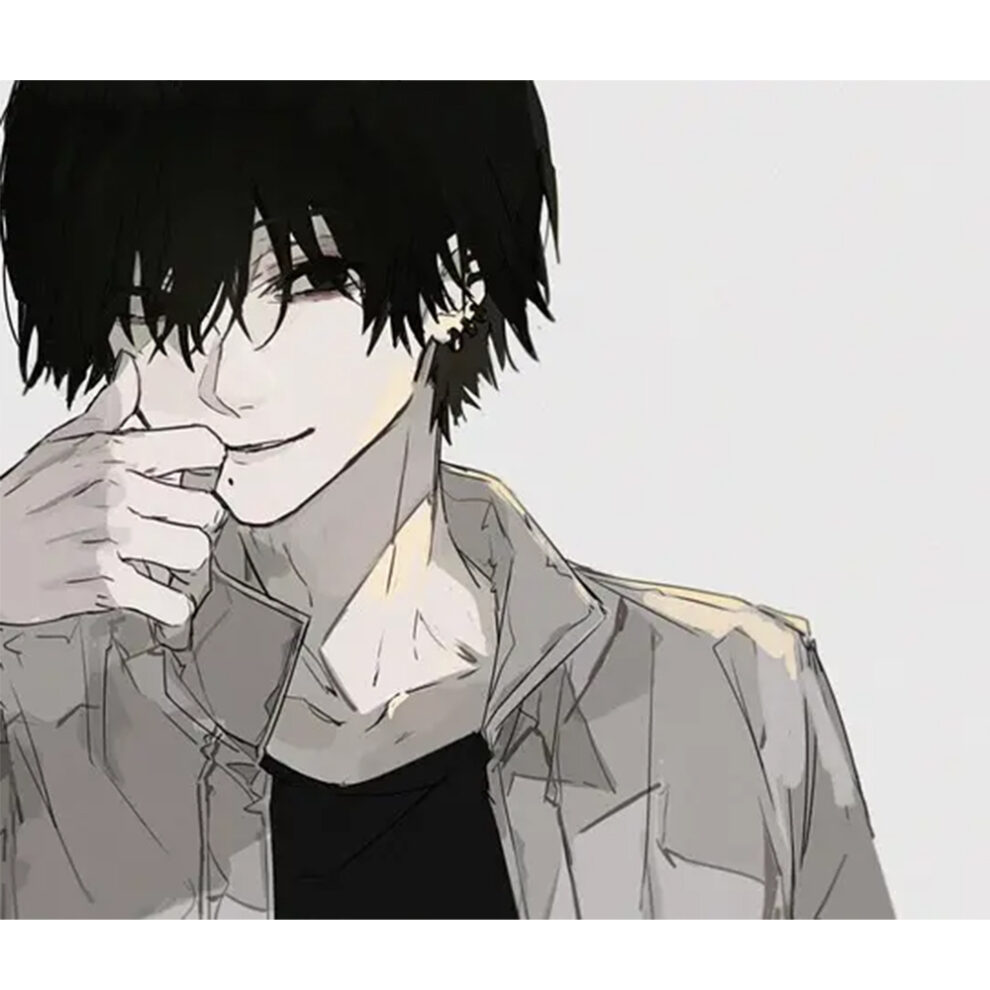 Black Titanium Steel Chainsaw Man Anime Cosplay Earrings Halloween Gift ...