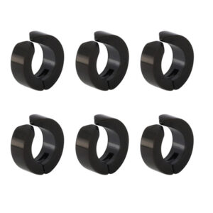 Black Titanium Steel Chainsaw Man Anime Cosplay Earrings Halloween Gift ...