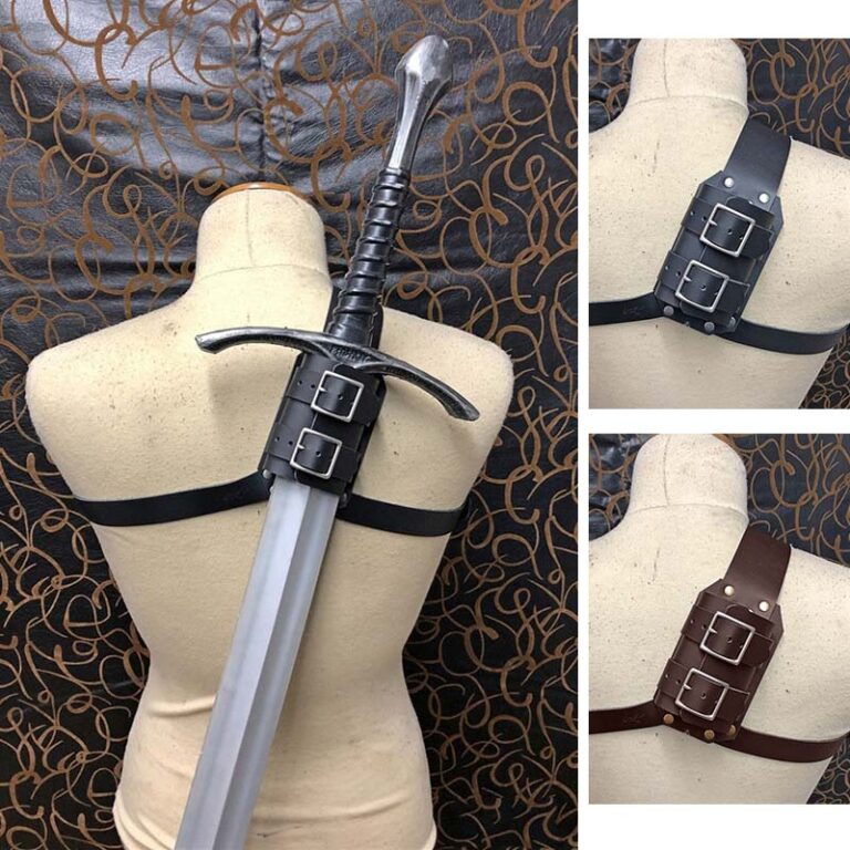Medieval Larp Costume Mens Rapier Belt Sword Holder Sheath Scabbard ...