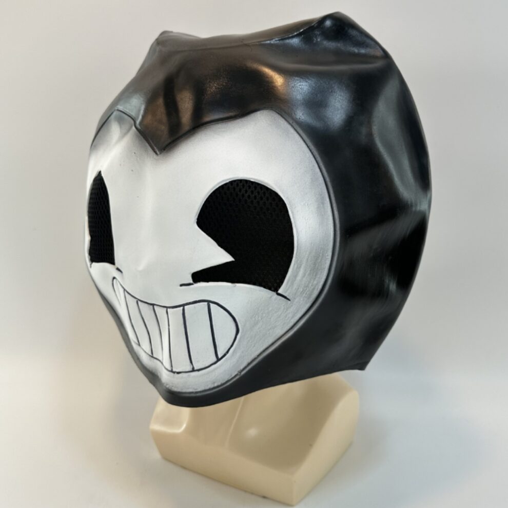 Bendy Horror Game Cosplay Latex Mask Full Face Halloween Party Costume ...