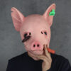 Legion Pig Mask Full Face Latex Cosplay Helmet For Halloween Parties ...