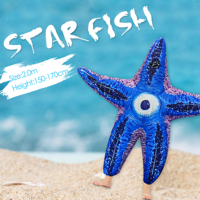 Unisex Inflatable Starfish Halloween Costume Cosplay Fancy Dress For ...